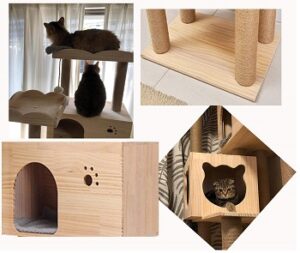 Top 6 Cat Tree Without Carpet Made Of Wood & Other Materials