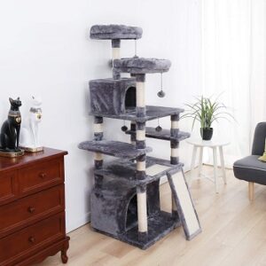 Best 3 Cat Towers With Feeding Station (Food Bowl) Reviews