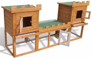 Top 4 Castle Rabbit Hutches Your Bunny Will Look Like Prince