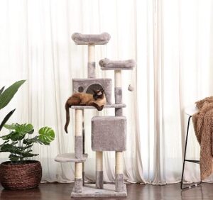 6 Top 60-inch Cat Trees For All Breeds To Use Indoor/Outdoor